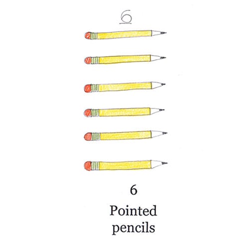 6 Pointed Pencils | Drawing Children Into Reading